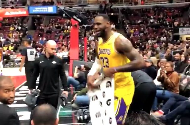 LeBron James Disses Heckler: ‘Your Lady Embarrassed to Be With You ...