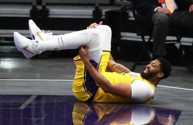 Anthony Davis admits he felt 'ripping' sensation when he injured calf ...