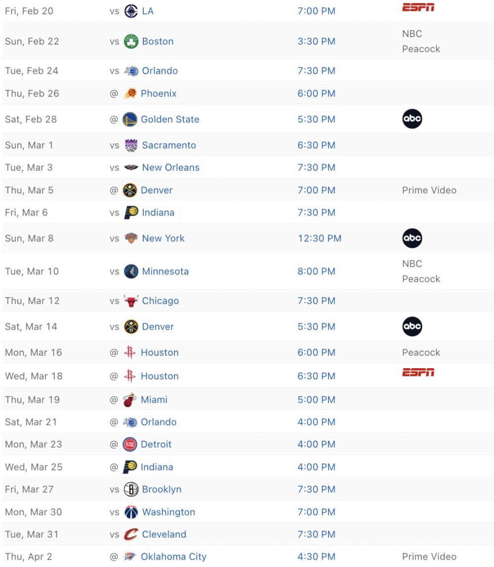 Los Angeles Lakers 2025-26 Regular Season Schedule - Lakers Daily